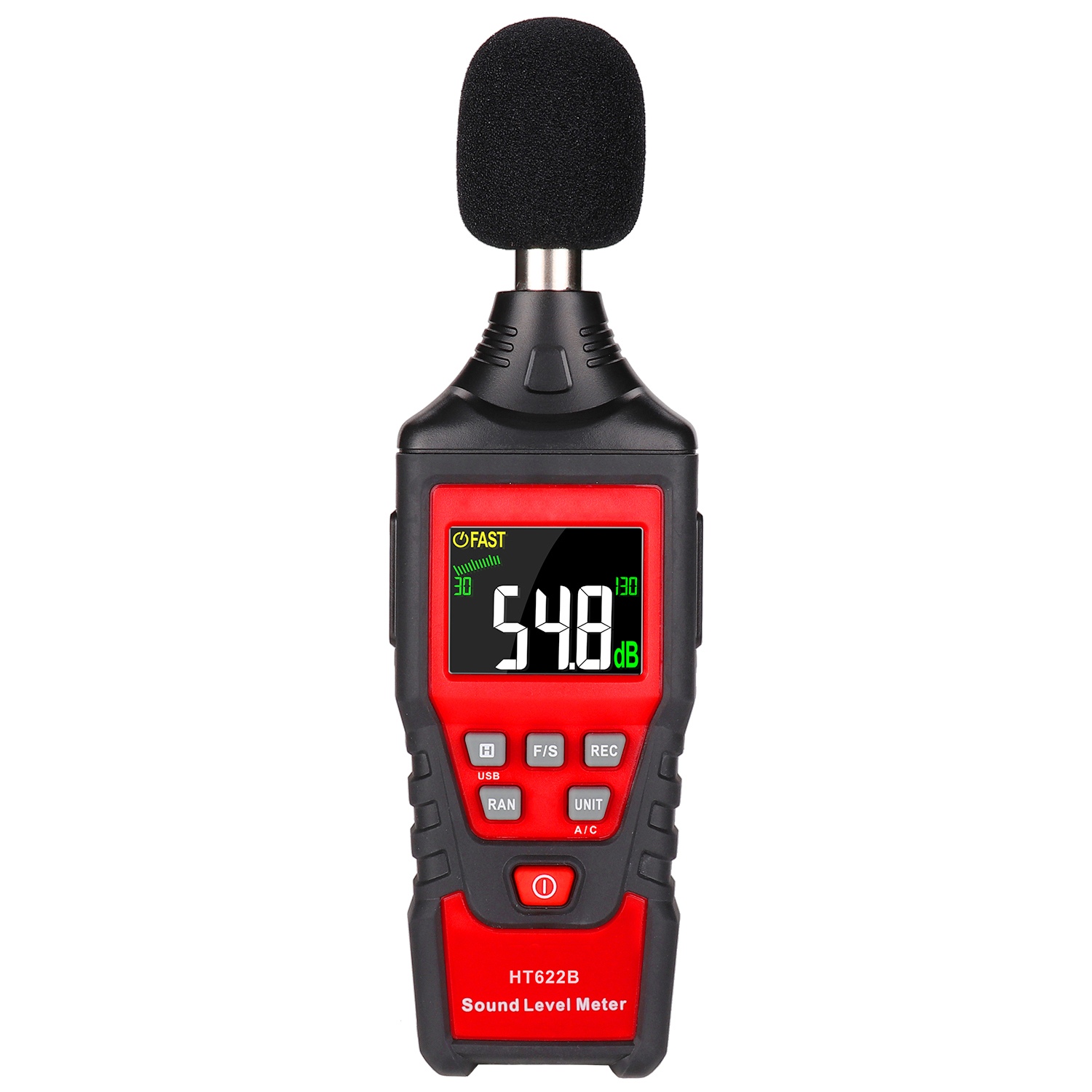 Decibel Meter, Digital Sound Level Meter Noise Decibel Tester 30dB ...