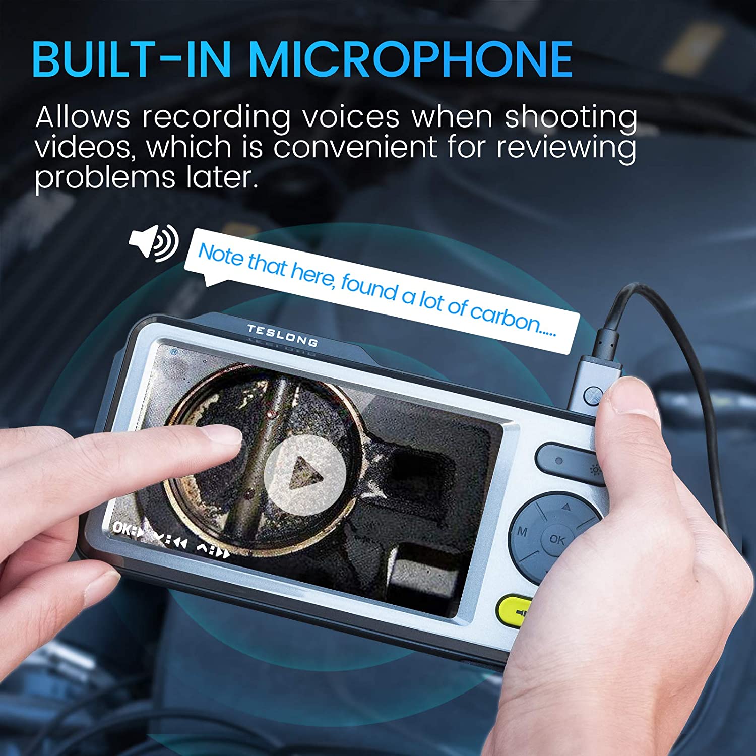 5mm Inspection Camera, Dual Lens 1080p Borescope Industrial Endoscope ...