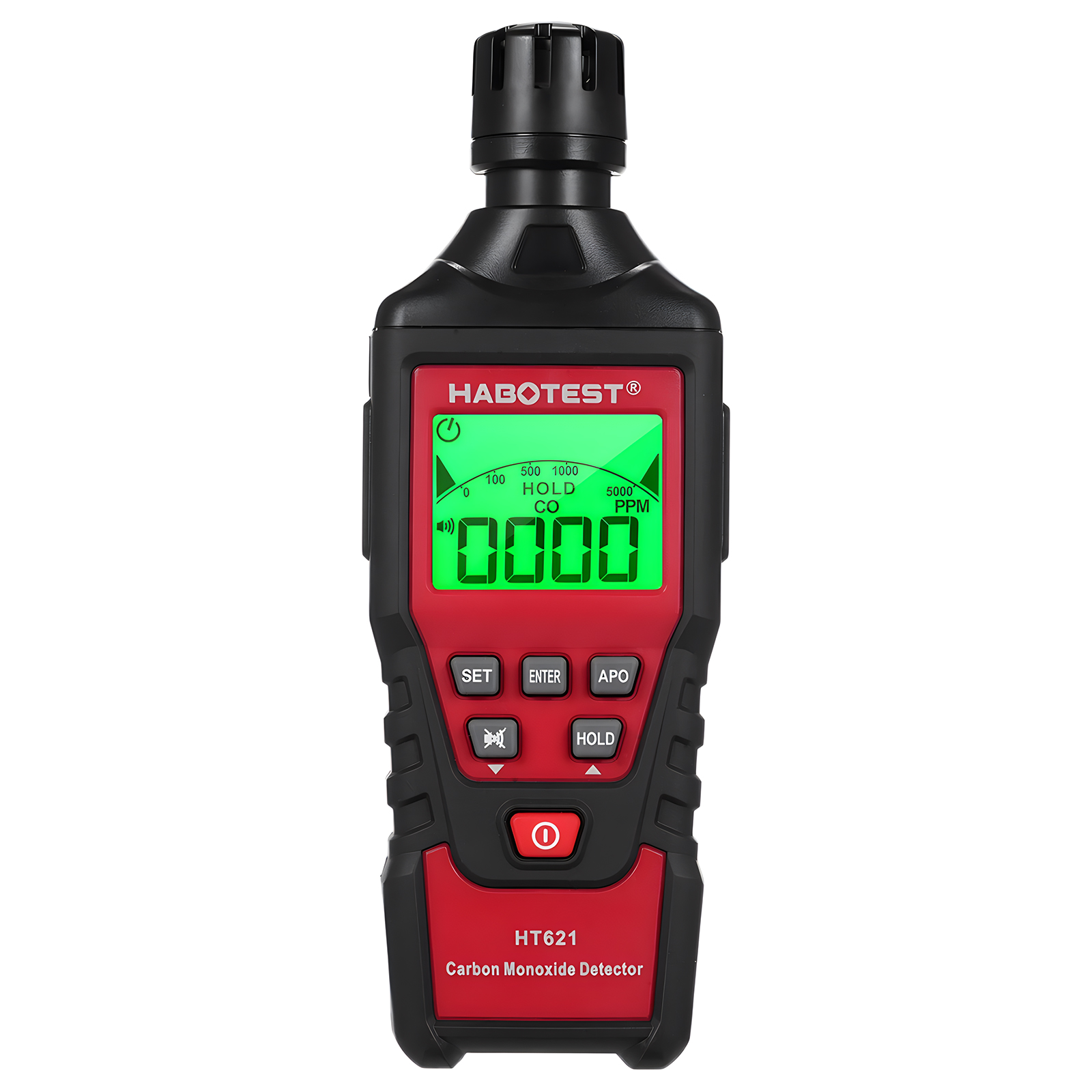 Portable Carbon Monoxide Detector, CO Detector with Audible & Visual ...